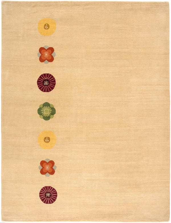 Zen Garden - 9x12 Modern Hand Knotted Wool Rug | Loops & Knots - Warp ...